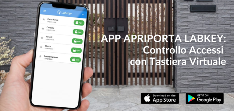 App Apriporta LabKey: Controllo Accessi con Tastiera Virtuale - LabKey.io