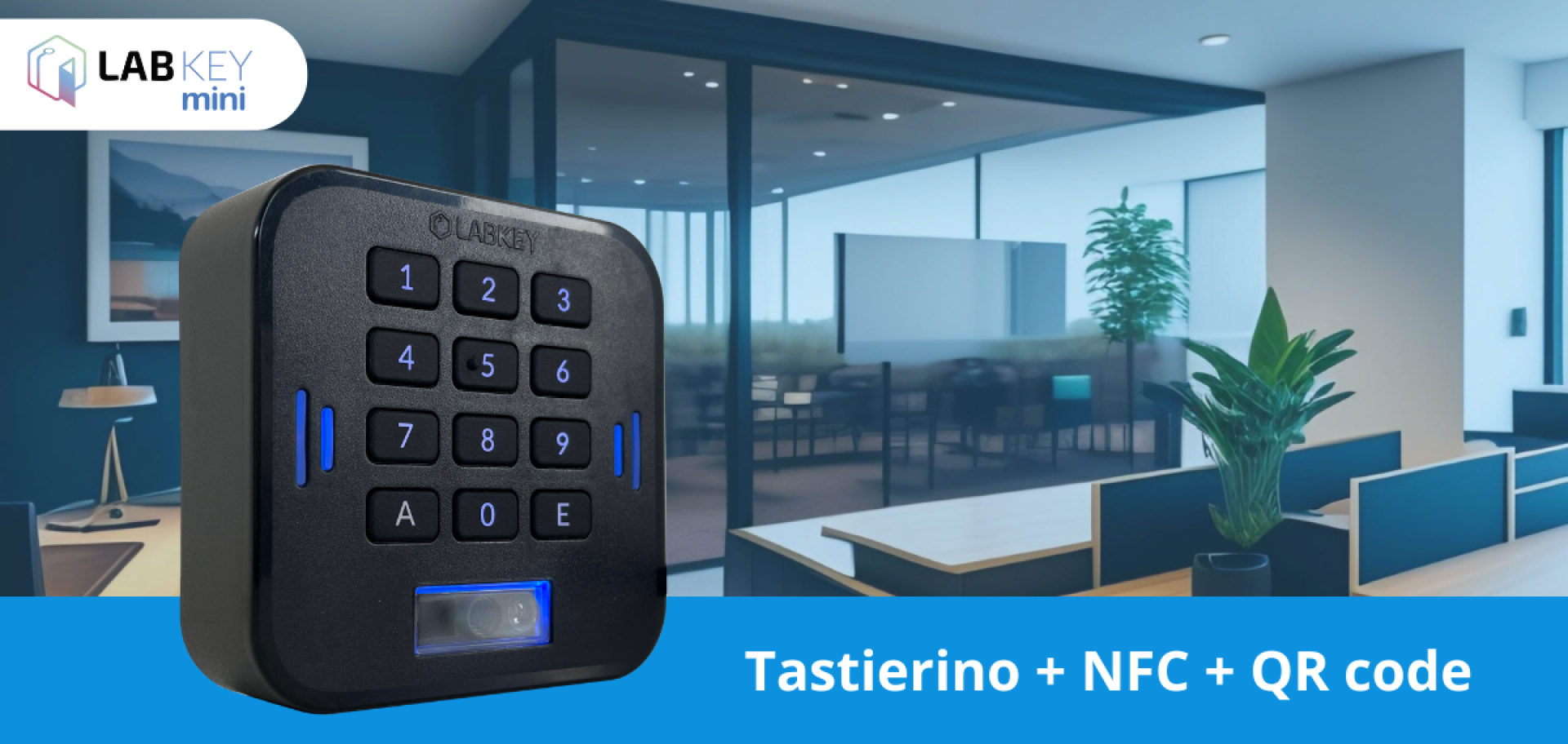 NFC QR code keypad: the Mini access control - LabKey.io