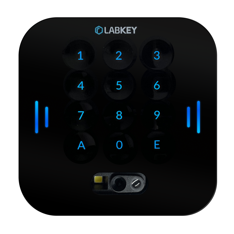 Control de accesos Cloud LabKey Glass Teclado + NFC + Qr Code
